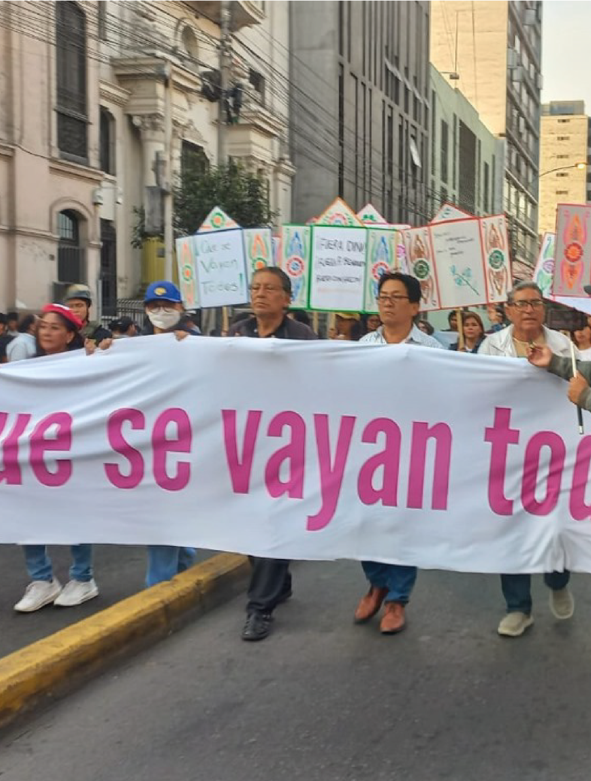 Para que se vayan todos y se convoquen a elecciones generales ...